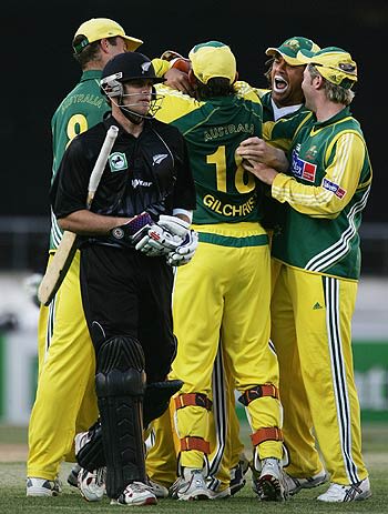 Lou Vincent became Mick Lewis's first international wicket ...