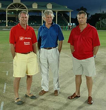 John Lever, John Snow and Neal Radford in Antigua | ESPNcricinfo.com