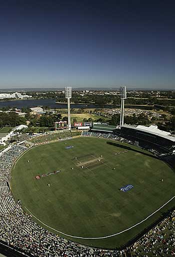 A bird's eye view of the WACA as South Africa take on Australia ...