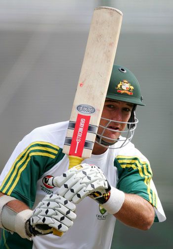 Phil Jaques practises on Christmas Day, 2005 | ESPNcricinfo.com