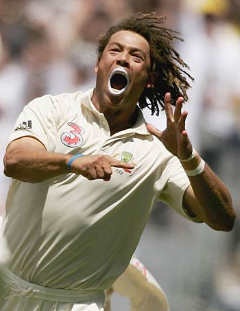 Andrew Symonds' multiple strikes gave Australia the upper hand on day ...