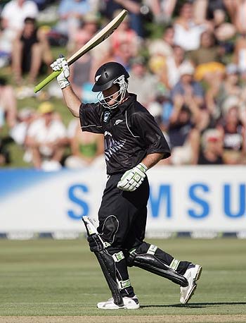 Jamie How raises his bat on completing fifty on debut | ESPNcricinfo.com