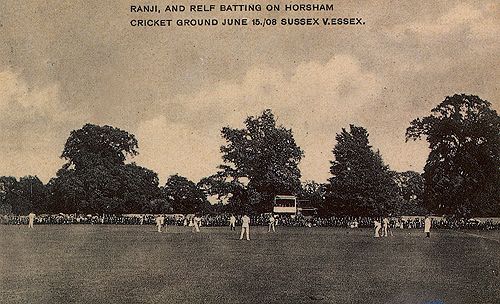 Ranji and Albert Relf batting at Horsham | ESPNcricinfo.com