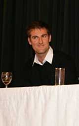 Mark Chilton attends Gary Yates' benefit evening at Stockport Grammar ...