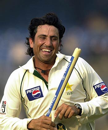 Man-of-the-series Younis Khan celebrates a thumping win as captain ...