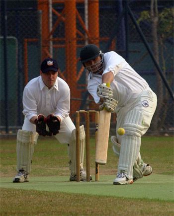 Roy Lamsam batting at Mission Road | ESPNcricinfo.com