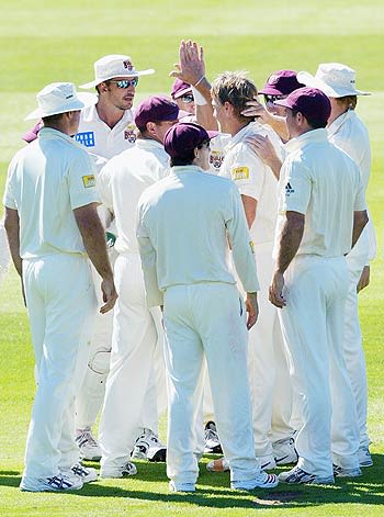 Queensland Bulls celebrate a wicket | ESPNcricinfo.com