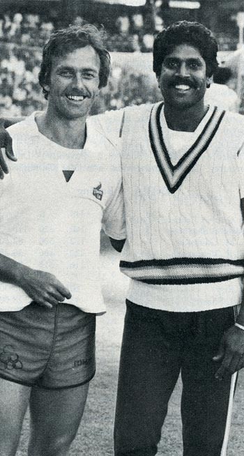 Geoff Cook and Kapil Dev in India in 1982 | ESPNcricinfo.com Geoff Cook and Kapil Dev in India in 1982 | ESPNcricinfo.com