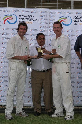 Kyle McCallan and Andrew White shared the man of the match award in the ...