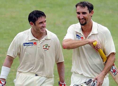 Michael Hussey was unbeaten on 93 at tea | ESPNcricinfo.com