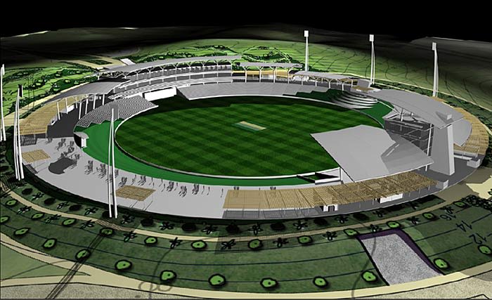 Artist's impression of the Brian Lara Stadium | ESPNcricinfo.com