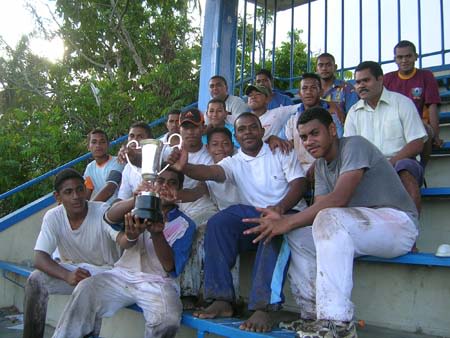 The Tubou winning team with their U19 cricket tournament trophy ...