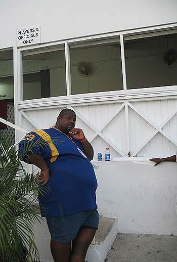 Joseph Warner - the gigantic gatekeeper at the ARG | ESPNcricinfo.com