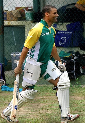 Ashwell Prince finishes a stint at the nets | ESPNcricinfo.com