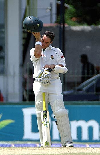 Mark Boucher offered resistance during his 85 on the final day ...