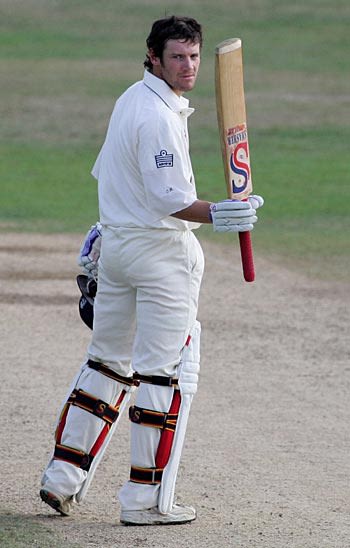 Chris Read celebrates his excellent fifty | ESPNcricinfo.com