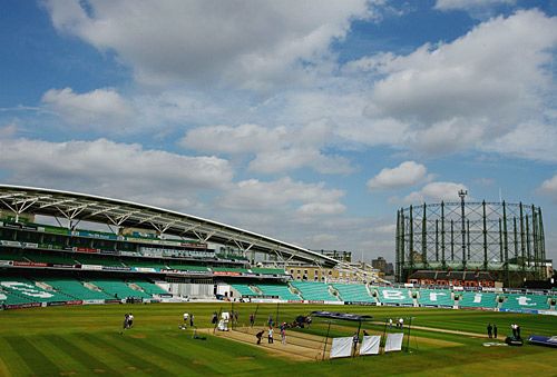 The scene at The Oval as England prepare for the fourth Test against ...
