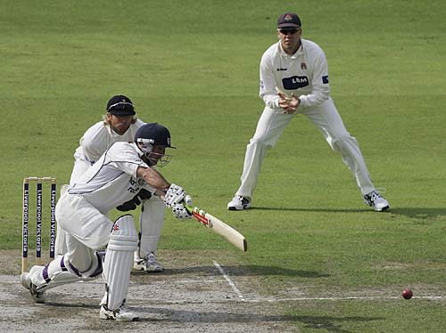 Jimmy Maher punches one through the covers | ESPNcricinfo.com