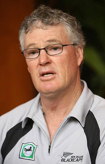 John Bracewell addresses an open media session in New Delhi ...