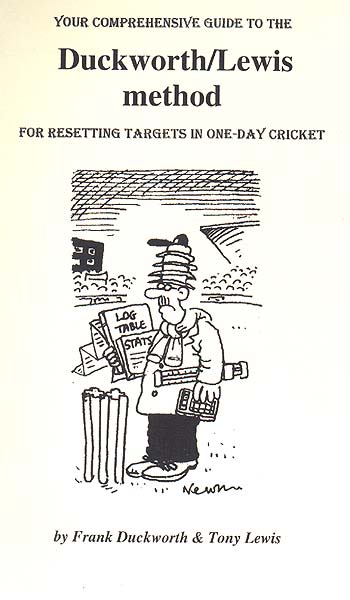 Duckworth Lewis book cover | ESPNcricinfo.com