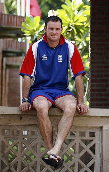 Andrew Strauss relaxes at the team hotel in Jaipur | ESPNcricinfo.com
