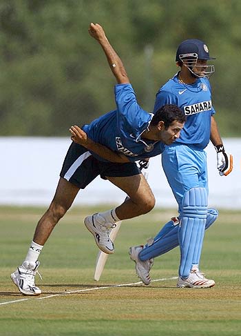 Irfan Pathan goes full throttle during a practice match | ESPNcricinfo.com