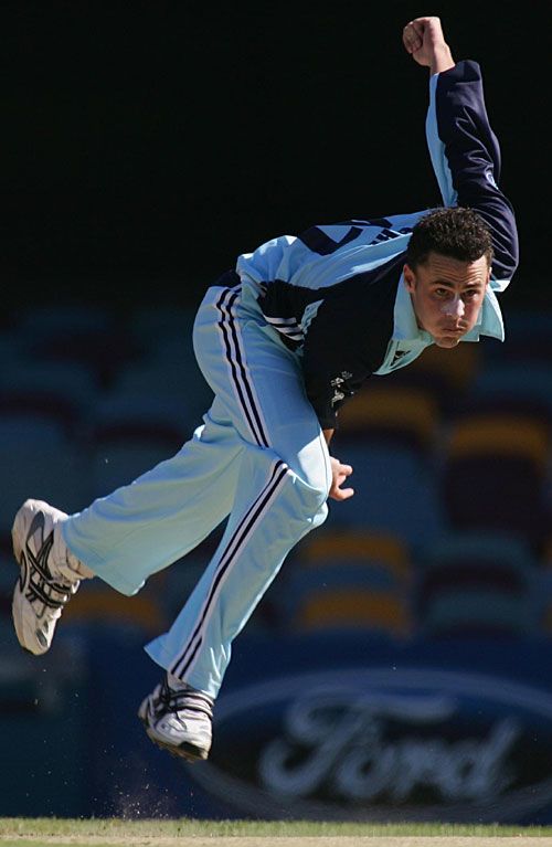 Aaron Bird in full flight | ESPNcricinfo.com
