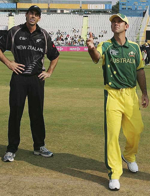 Stephen Fleming and Ricky Ponting at the toss | ESPNcricinfo.com
