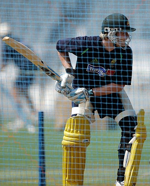 Michael Clarke works on those front-foot shots | ESPNcricinfo.com