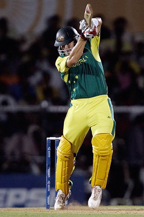 Shane Watson drives during his fifty | ESPNcricinfo.com