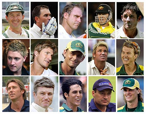 A collage of headshots of the Australian squad | ESPNcricinfo.com