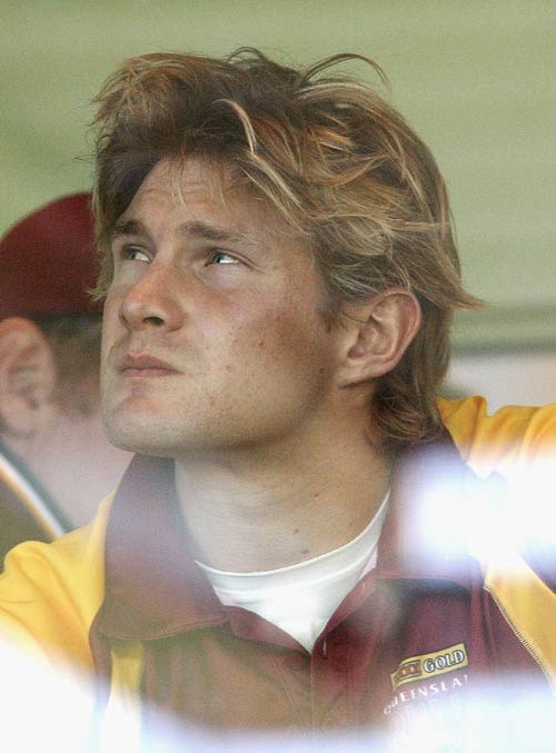 Shane Watson looks on from the dressing room | ESPNcricinfo.com