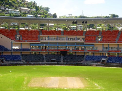 A general view of Grenada's National Stadium as the World Cup ...