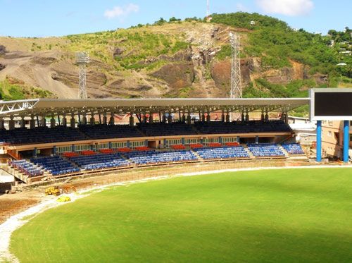 A general view of Grenada's National Stadium as the World Cup ...