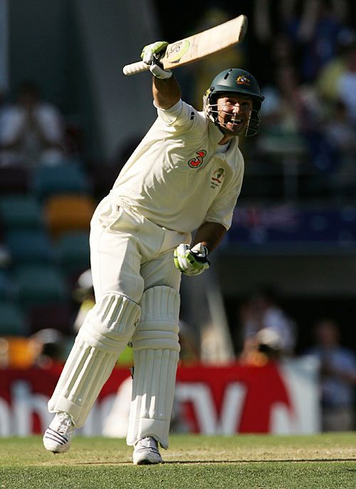 Ricky Ponting celebrates his 32nd Test hundred | ESPNcricinfo.com