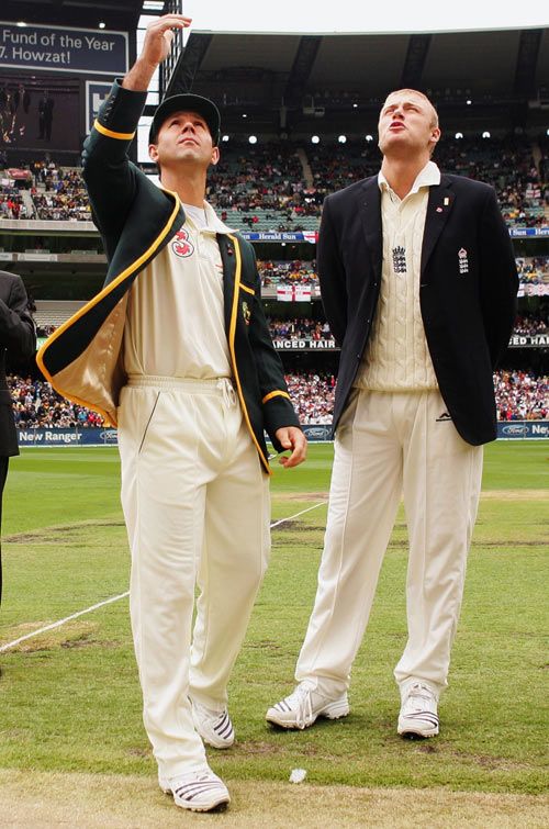 Ricky Ponting tosses and Andrew Flintoff calls correctly | ESPNcricinfo.com
