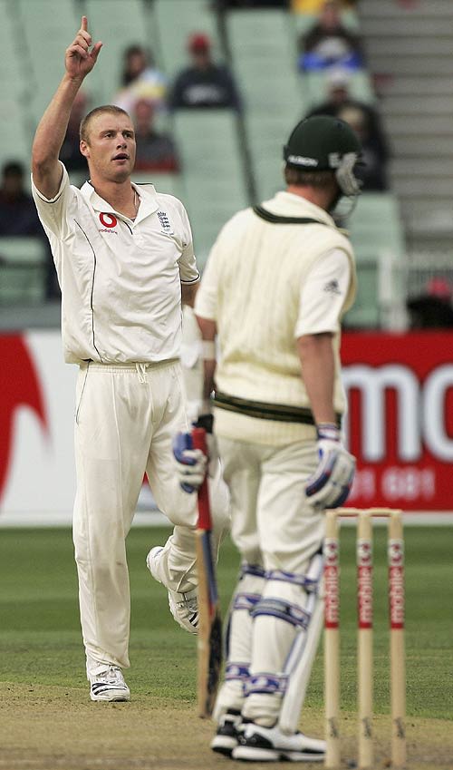 Andrew Flintoff claims Brett Lee caught behind first ball ...