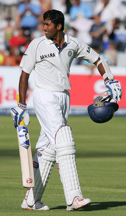 Wasim Jaffer on his way back to the pavillion | ESPNcricinfo.com