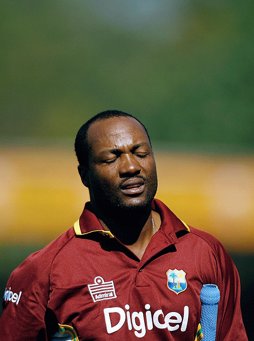 Brian Lara made just three in his final appearance in India ...
