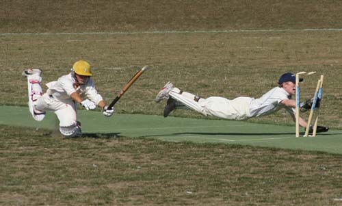 Action from a junior match in Denmark | ESPNcricinfo.com