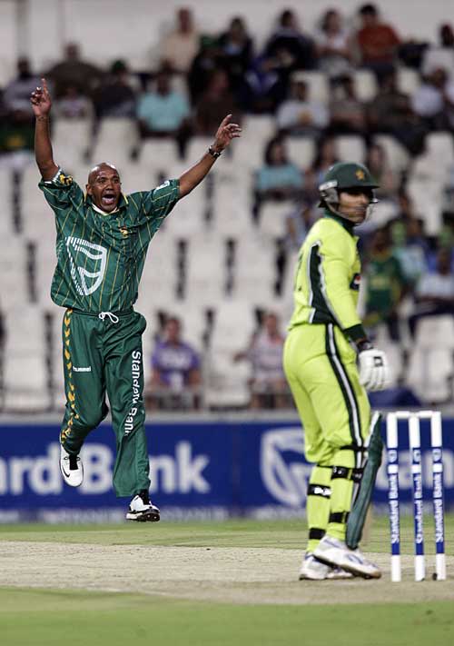 Roger Telemachus produced a superb spell and removed Abdul Razzaq ...