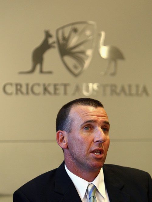 Tim Nielsen addresses the media after being confirmed as Australia's ...