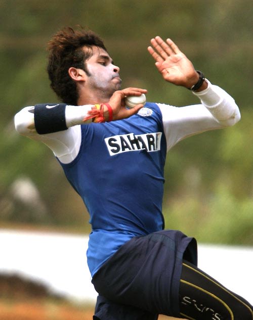 Sreesanth bowls during practice | ESPNcricinfo.com