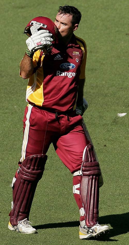 Jimmy Maher celebrates his century | ESPNcricinfo.com