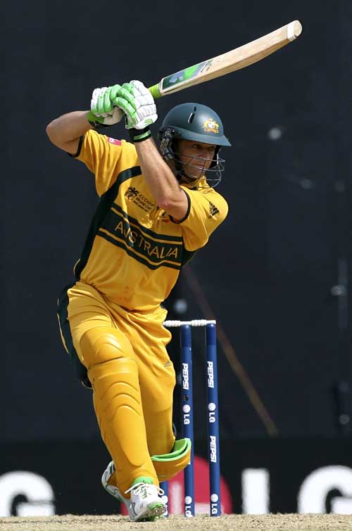 Adam Gilchrist drives powerfully | ESPNcricinfo.com