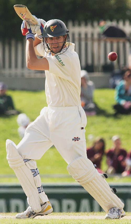 Luke Butterworth plays a square drive on his way to 66 | ESPNcricinfo.com