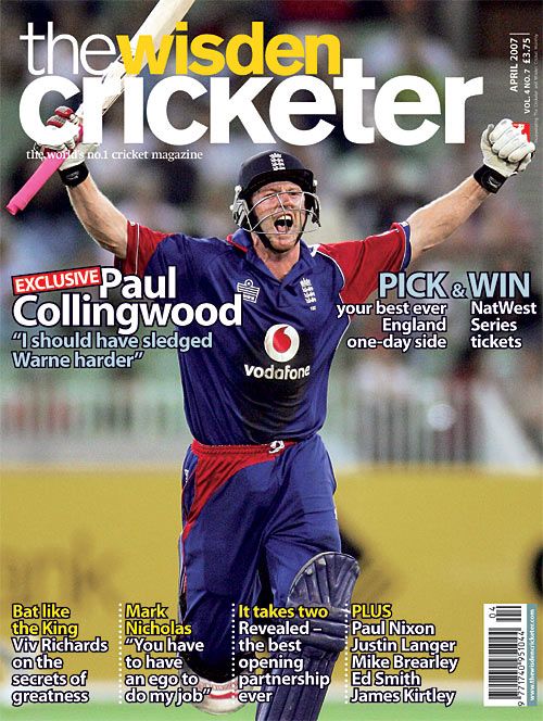 Front cover of April's Wisden Cricketer magazine | ESPNcricinfo.com