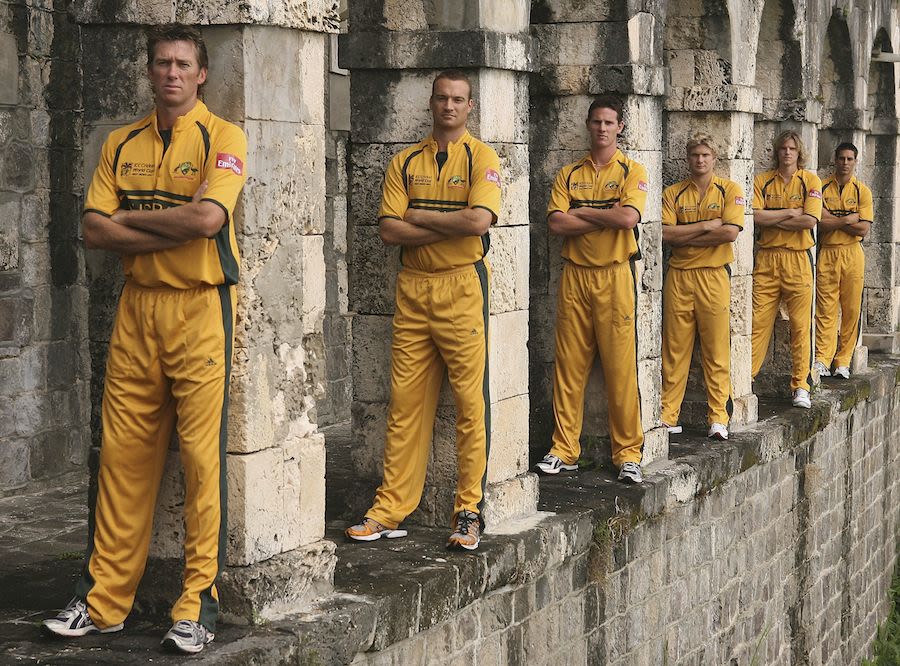 Australia's fast bowlers at the fort on Brimstone Hill | ESPNcricinfo.com