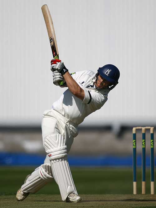James Troughton lofts down the ground during his century | ESPNcricinfo.com