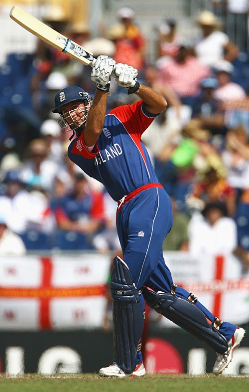 Michael Vaughan lofts over the infield | ESPNcricinfo.com